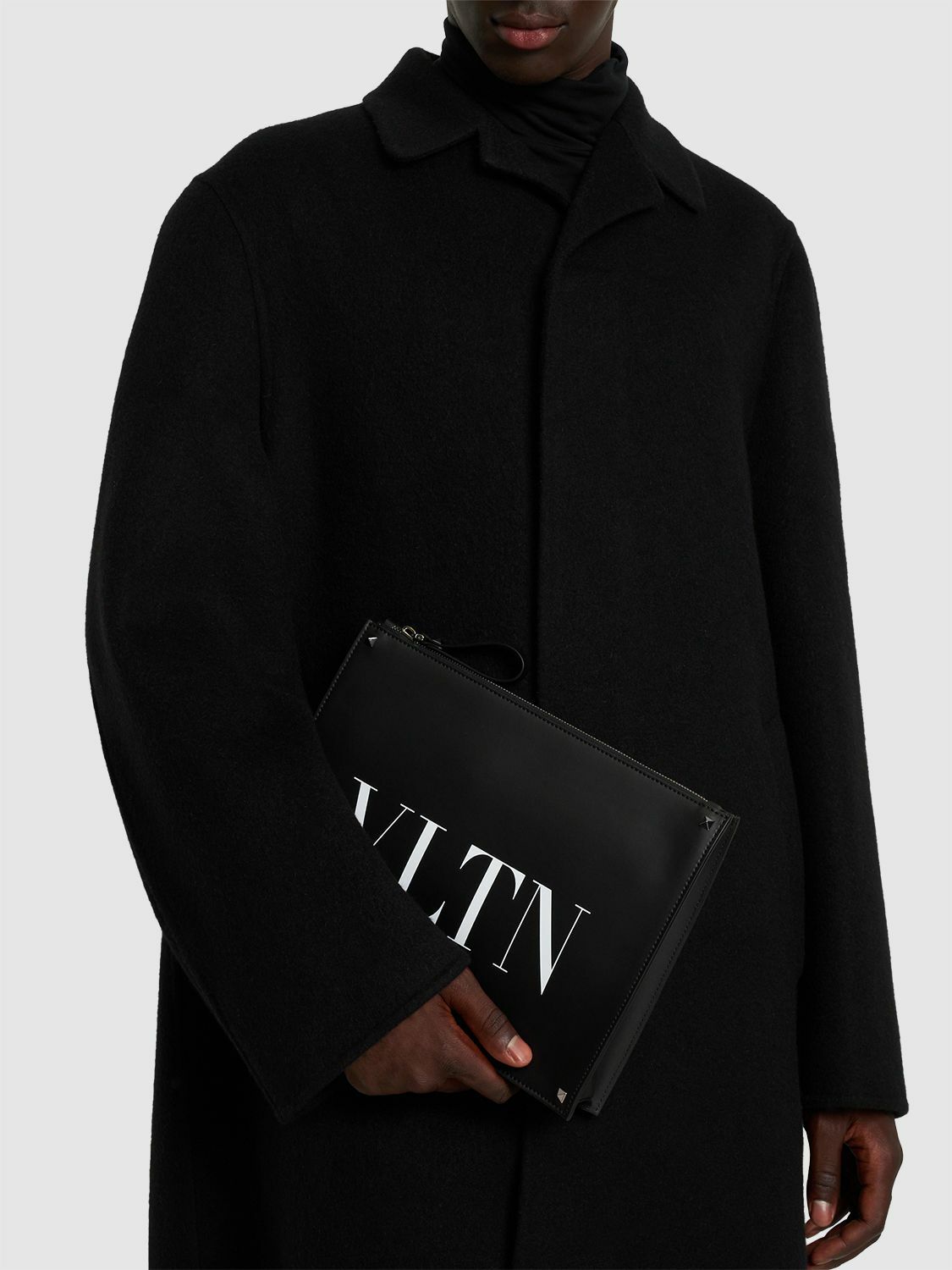 VALENTINO GARAVANI - Vltn Leather Pouch Valentino Garavani