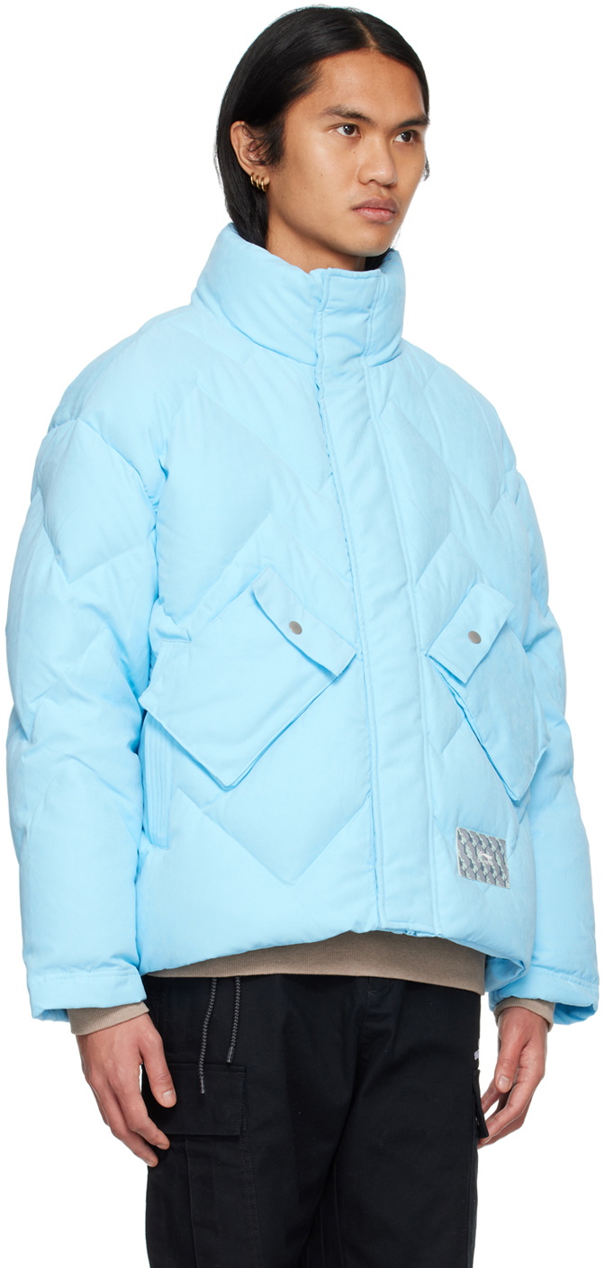 Li-Ning Blue Short Down Jacket Li-Ning