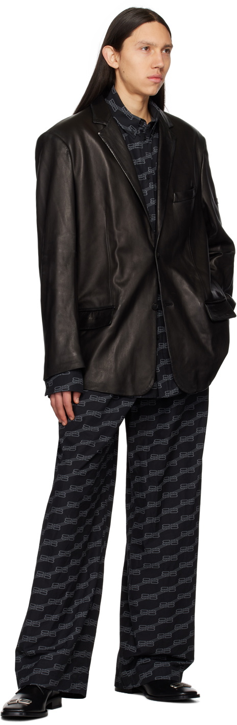 Balenciaga Black BB Monogram Shirt Balenciaga