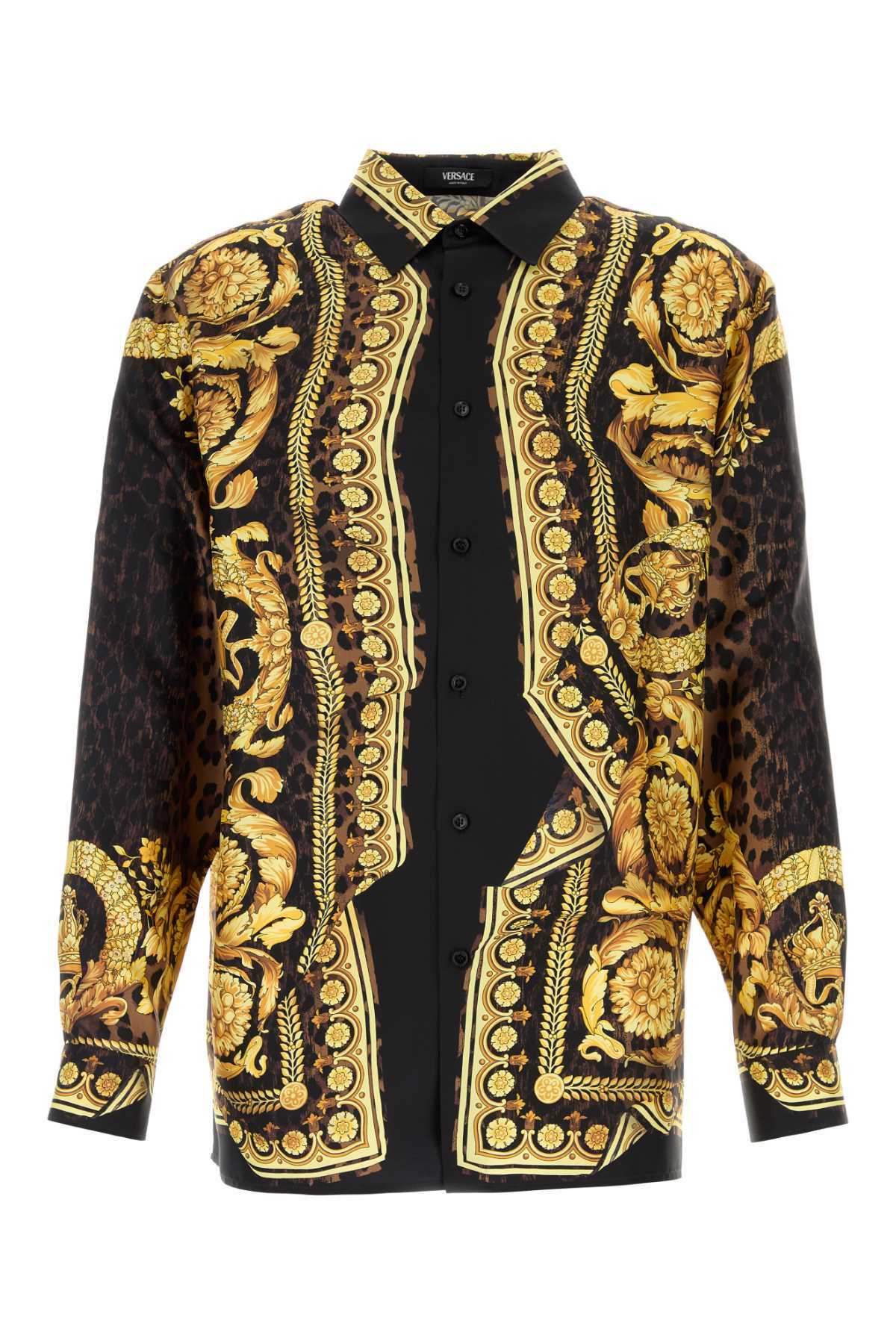 Versace Barocco Silk Shirt Versace