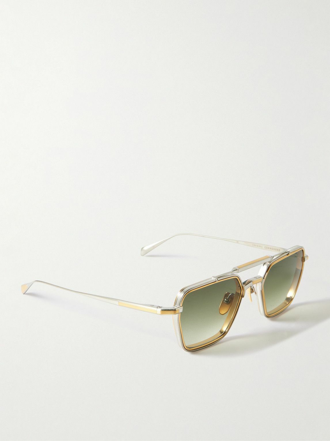 Jacques Marie Mage - Commodore Aviator-Style Silver and Gold-Tone Beta ...