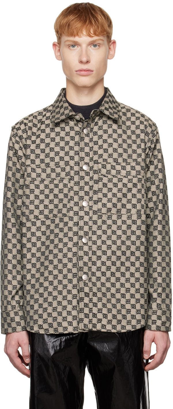 MISBHV Gray Monogram Workwear Shirt MISBHV