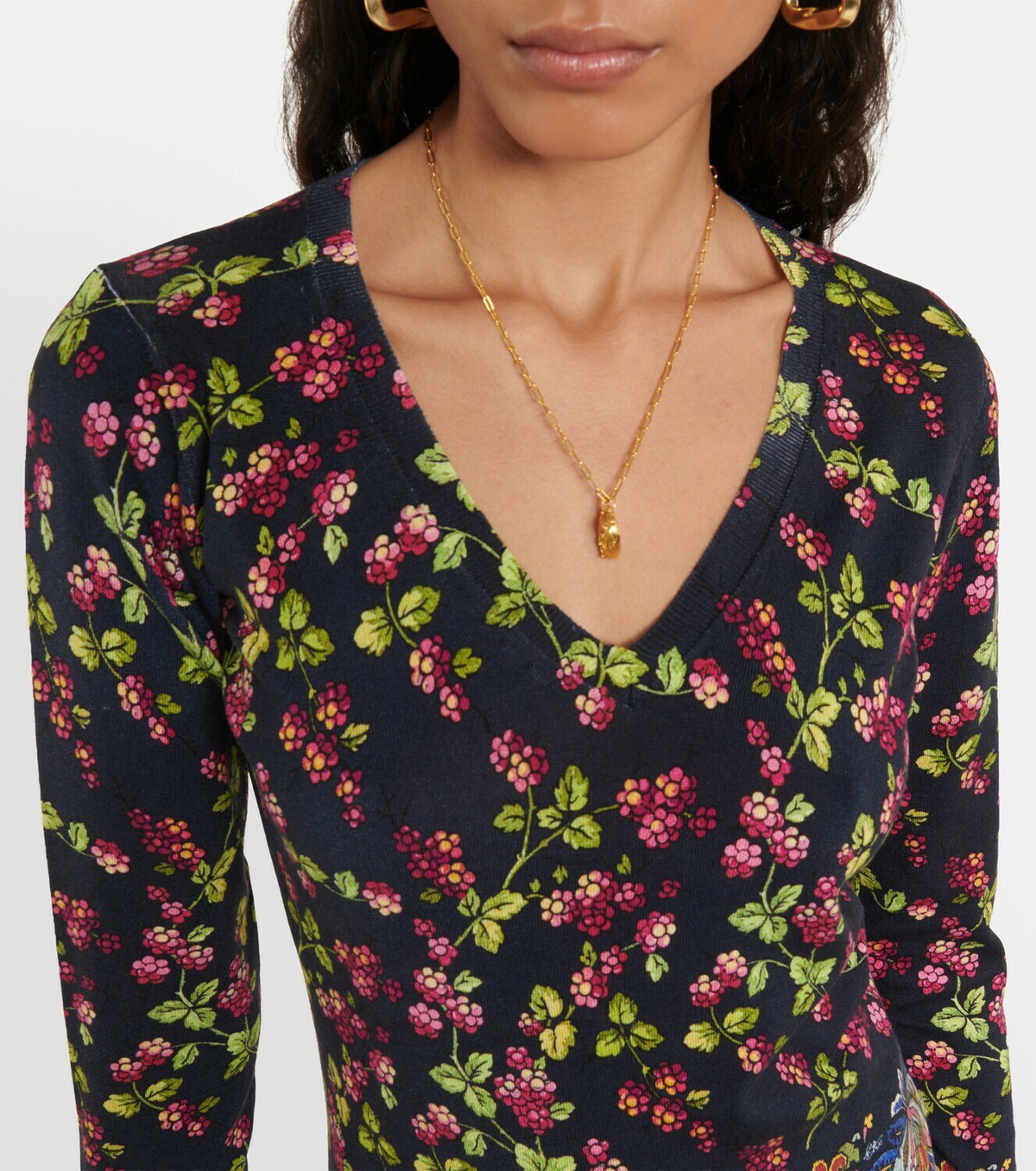 Etro Printed silk-blend sweaters Etro