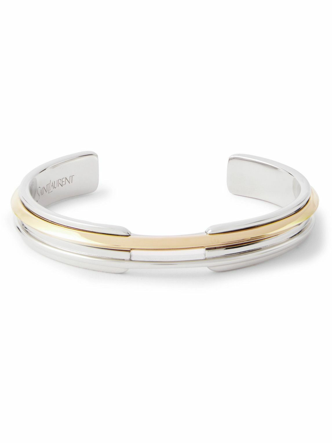SAINT LAURENT - Gold- and Silver-Tone Cuff - Gold Saint Laurent