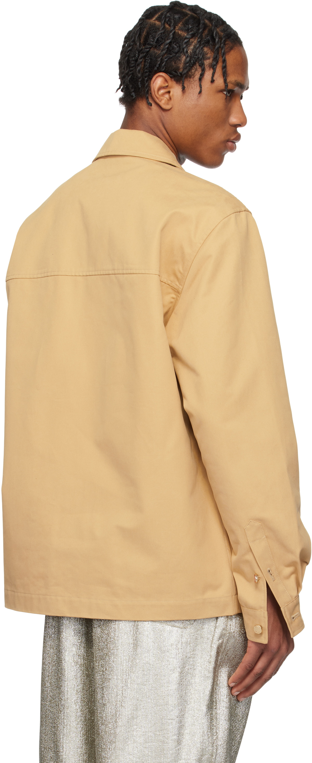 Casablanca Tan Zip Jacket Casablanca