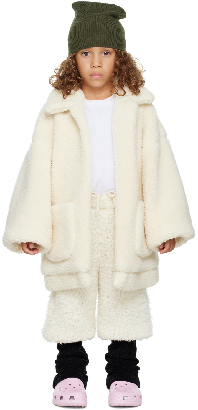 Doublet Kids White 'Photo Stitch Embroidery' Jacket Doublet