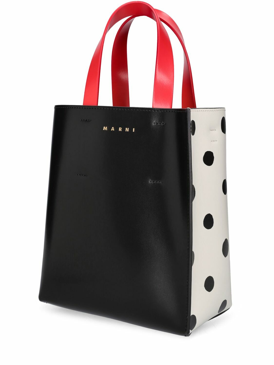 MARNI - Mini Museo Leather Top Handle Bag Marni