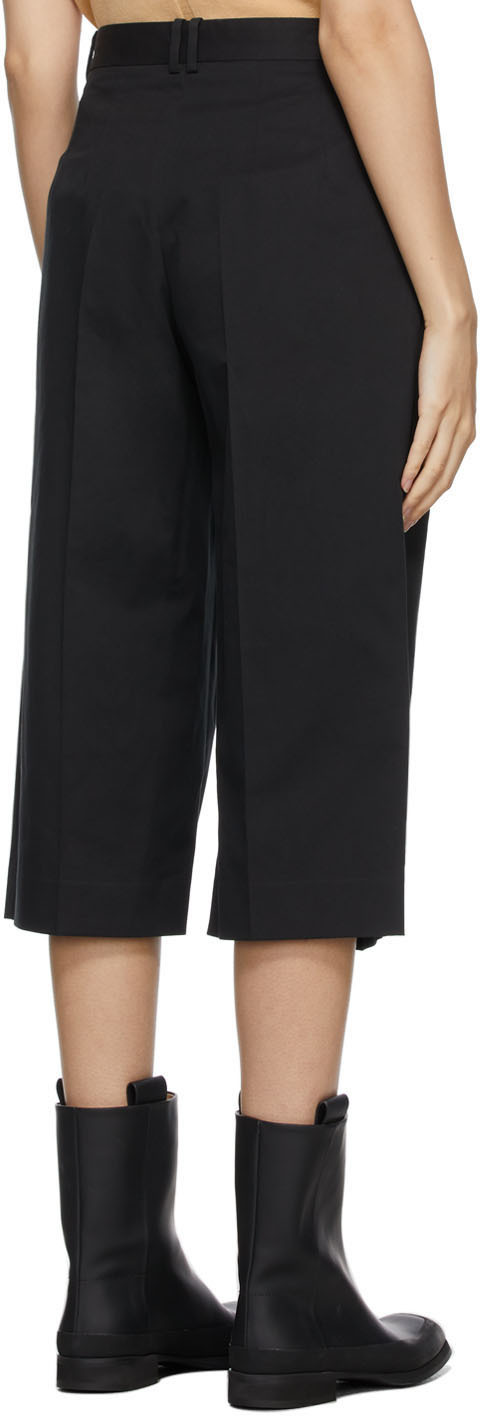 The Row Black Cotton Lisa Shorts The Row