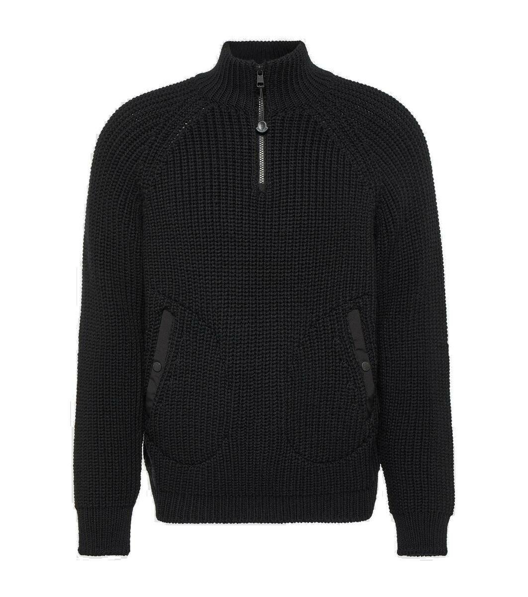 Moncler Genius x Pharrell Williams wool half-zip sweater Moncler Genius