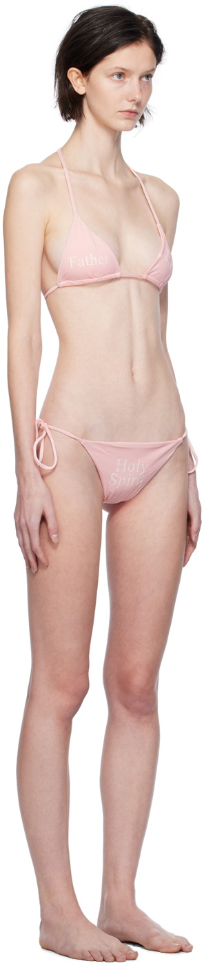 Praying SSENSE Exclusive Pink Holy Trinity Bikini Praying