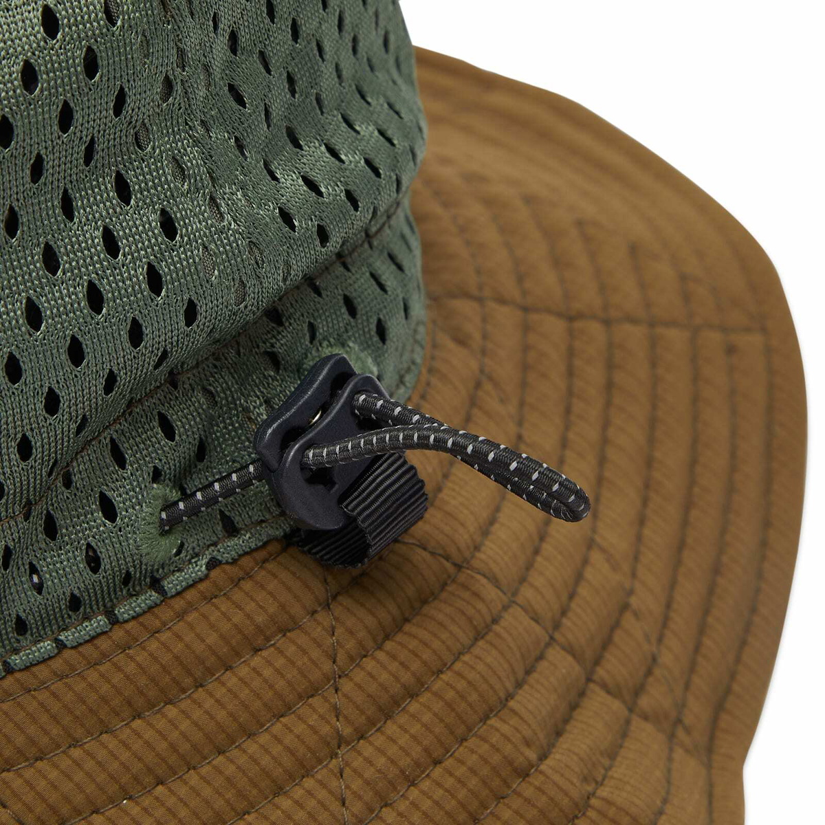 CAYL Men's Stretch Nylon Mesh Hat in Brown Khaki CAYL