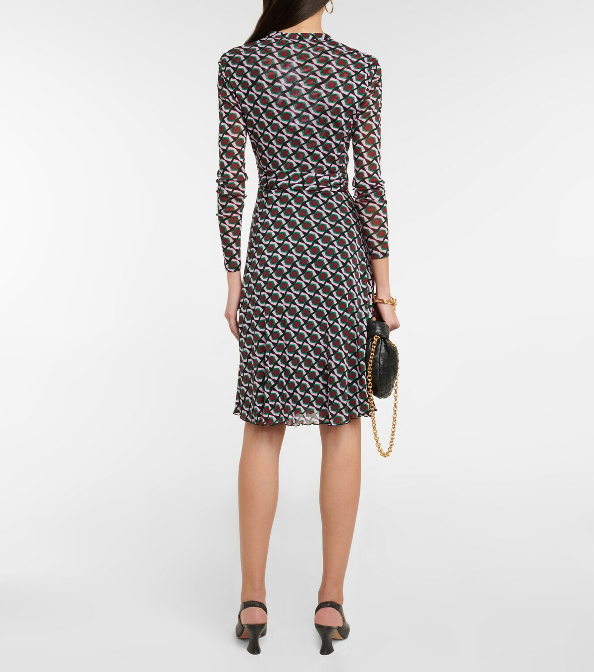 Diane von Furstenberg - Brenda mesh midi dress Diane von Furstenberg