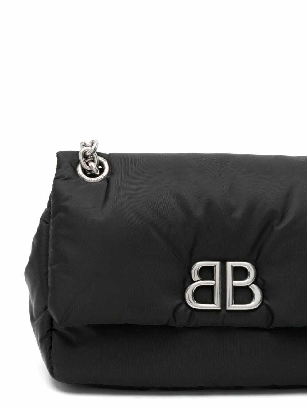BALENCIAGA - Monaco Recycled Nylon Mini Bag Balenciaga