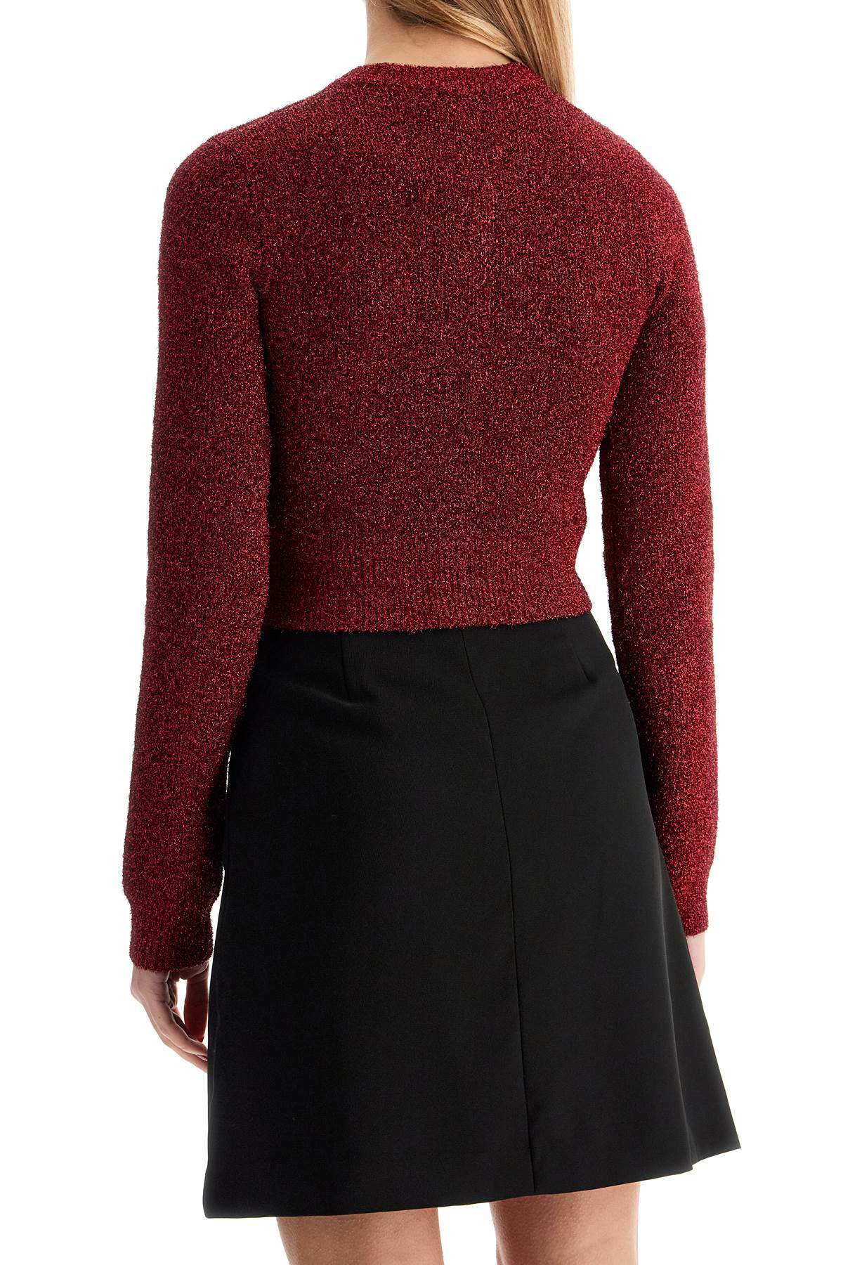 GANNI sparkling cardigan Red GANNI