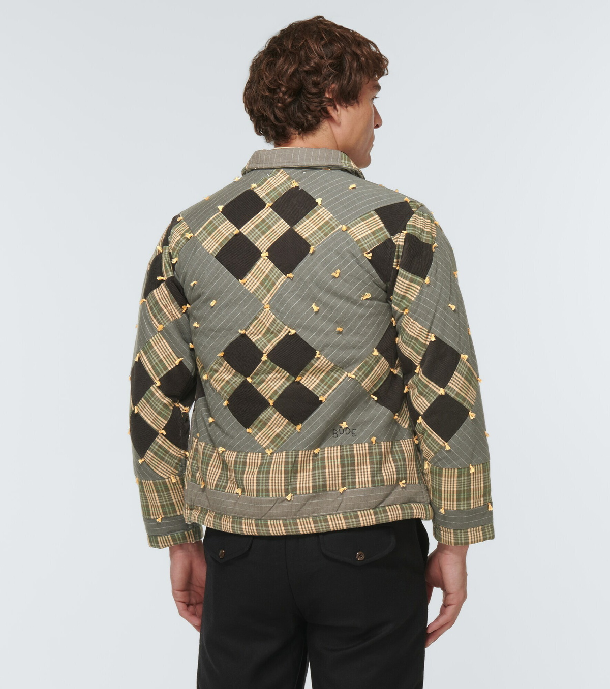 Bode - Corduroy Nine Patch Quilt jacket Bode