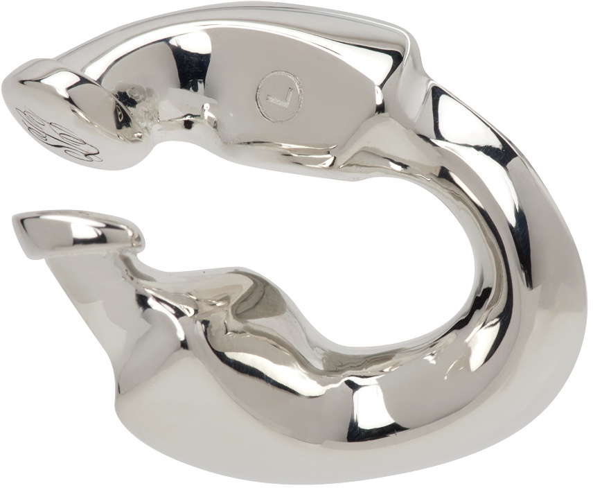 SWEETLIMEJUICE Silver Surban Left Ear Cuff SWEETLIMEJUICE