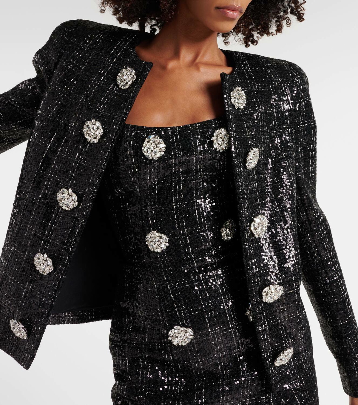 Balmain Sequined tweed jacket Balmain