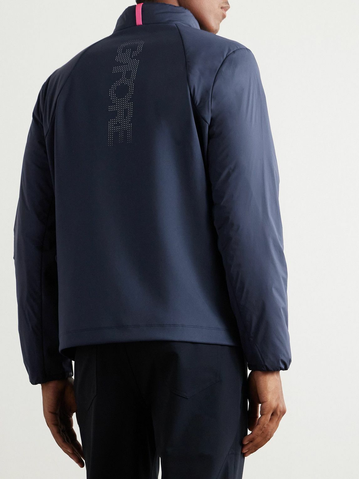 G/FORE - The Stinger Logo-Print Stretch-Jersey and Shell Golf Jacket ...