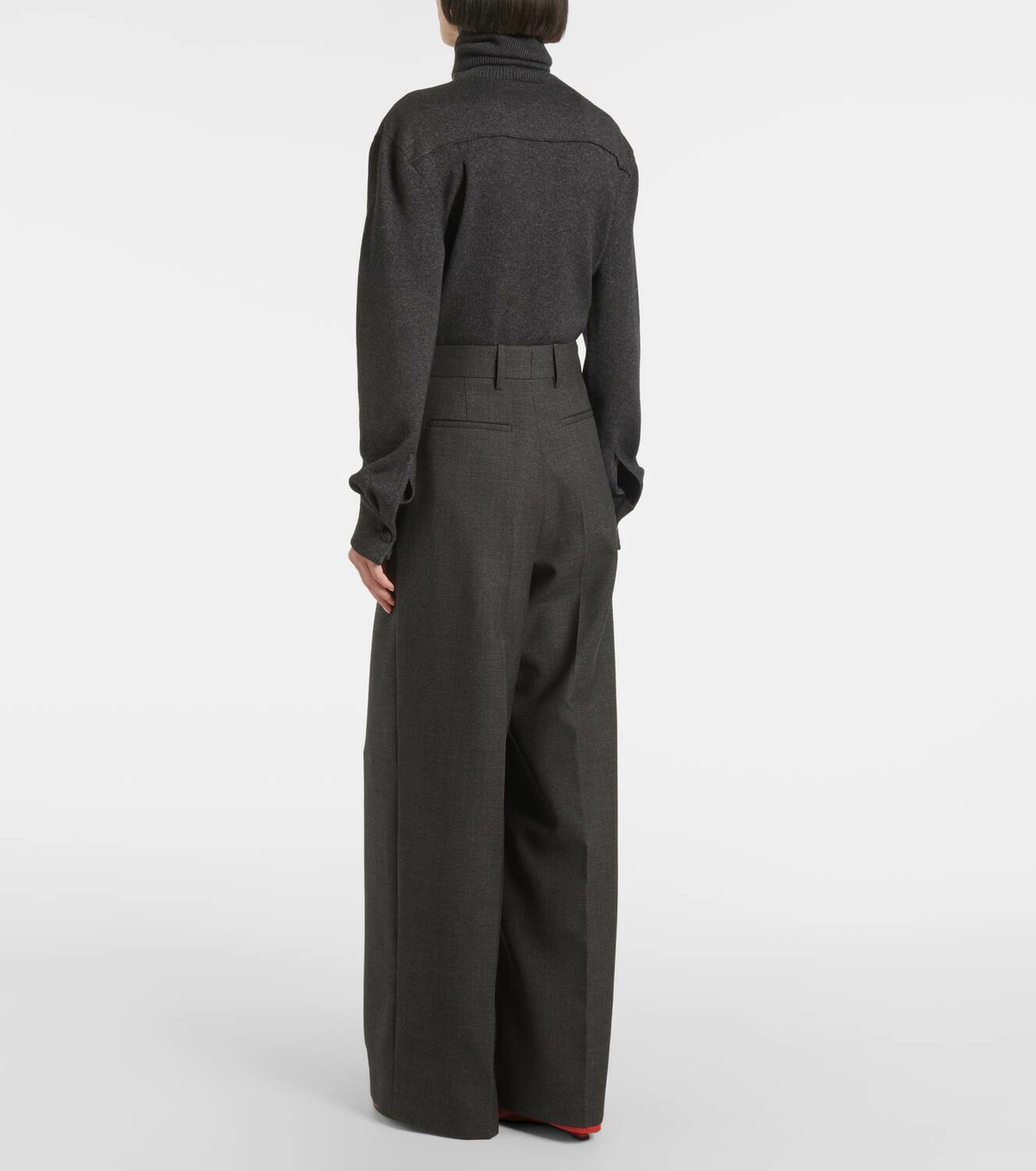 Givenchy High-rise virgin wool wide-leg pants Givenchy