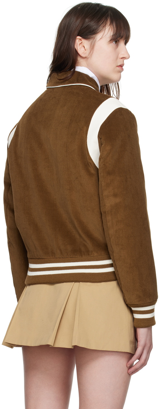 Sporty & Rich Brown SR Sport Jacket Sporty & Rich