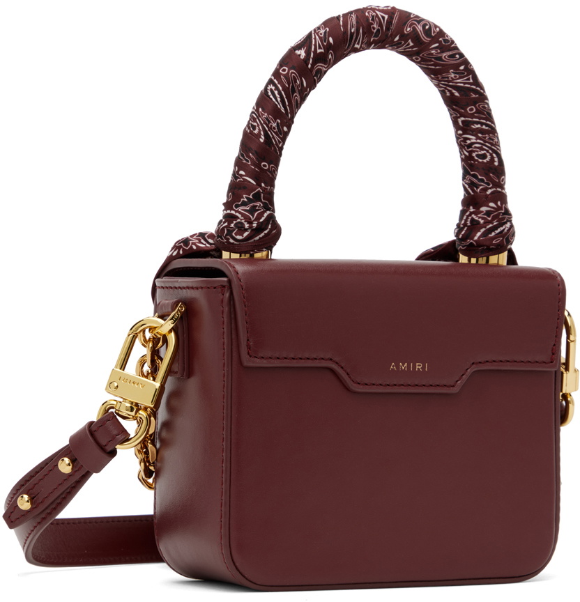 AMIRI Burgundy Micro MA Bag Amiri