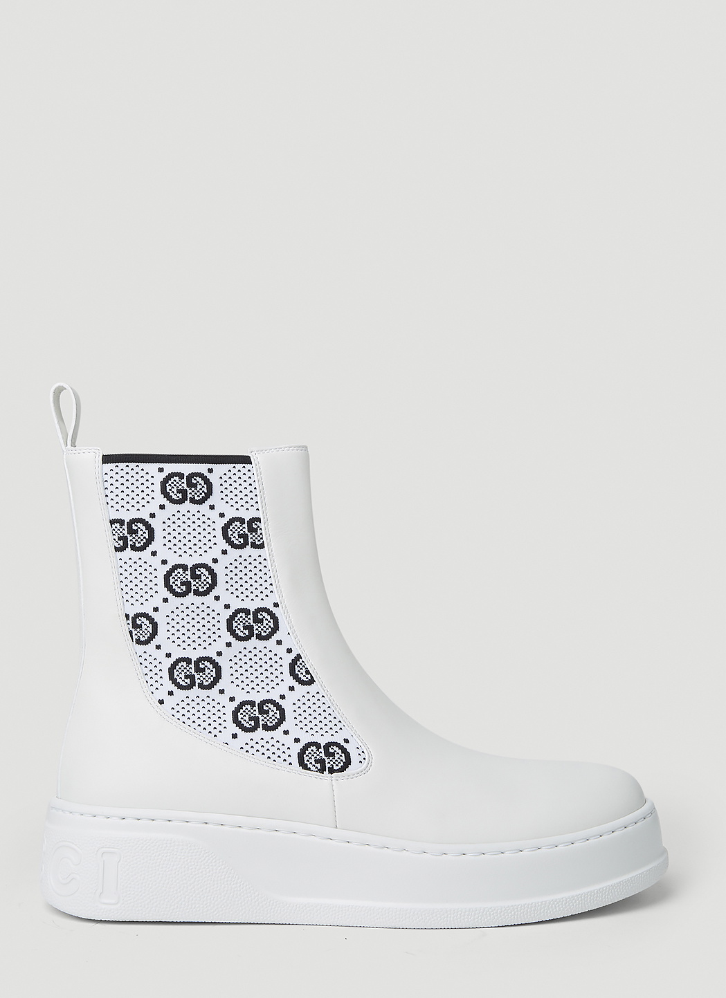 Gucci GG Jersey Chelsea Boots Gucci