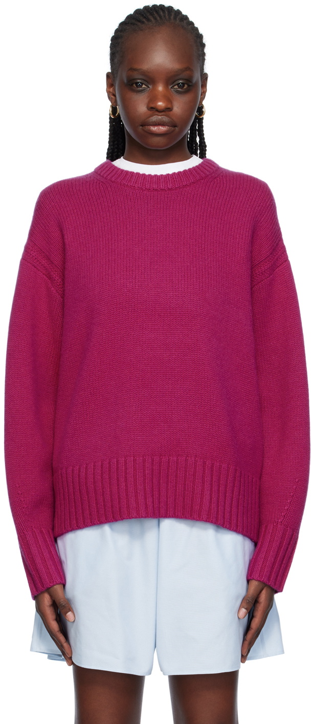 Guest in Residence Purple Cozy Sweater Guest in Residence
