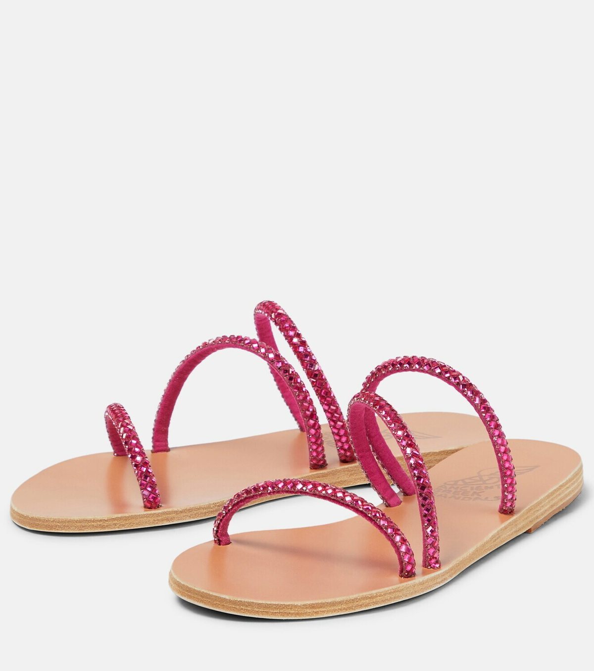 Ancient Greek Sandals - Polytimi embellished leather sandals Ancient ...