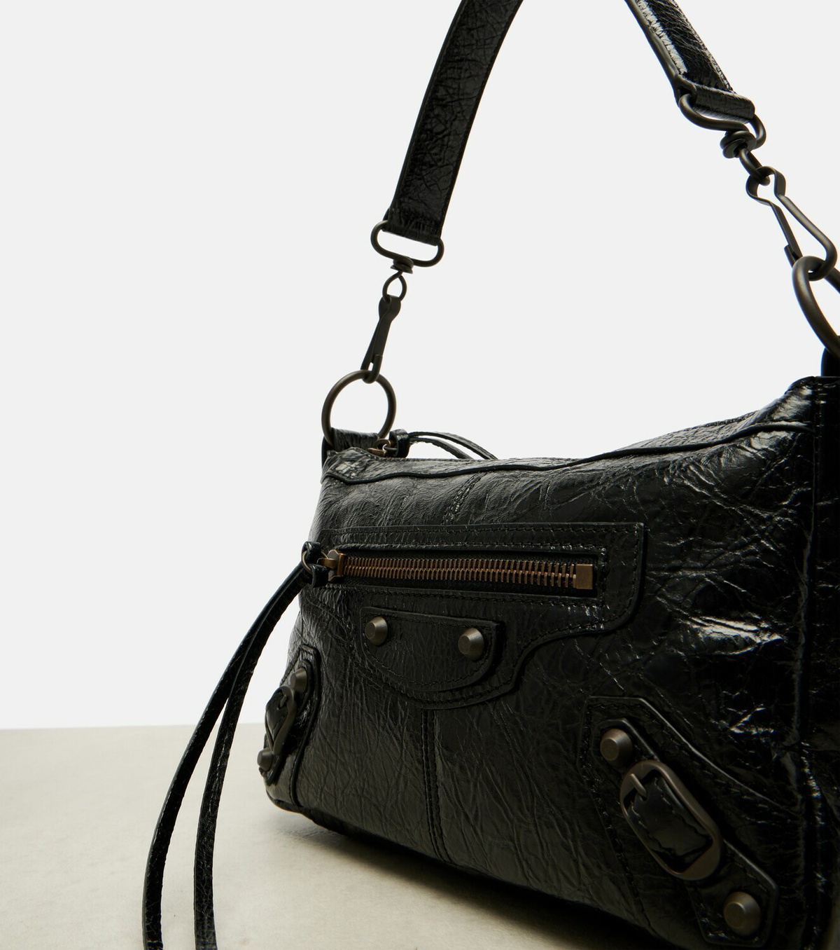 Balenciaga Le City Moto Small leather shoulder bag Balenciaga