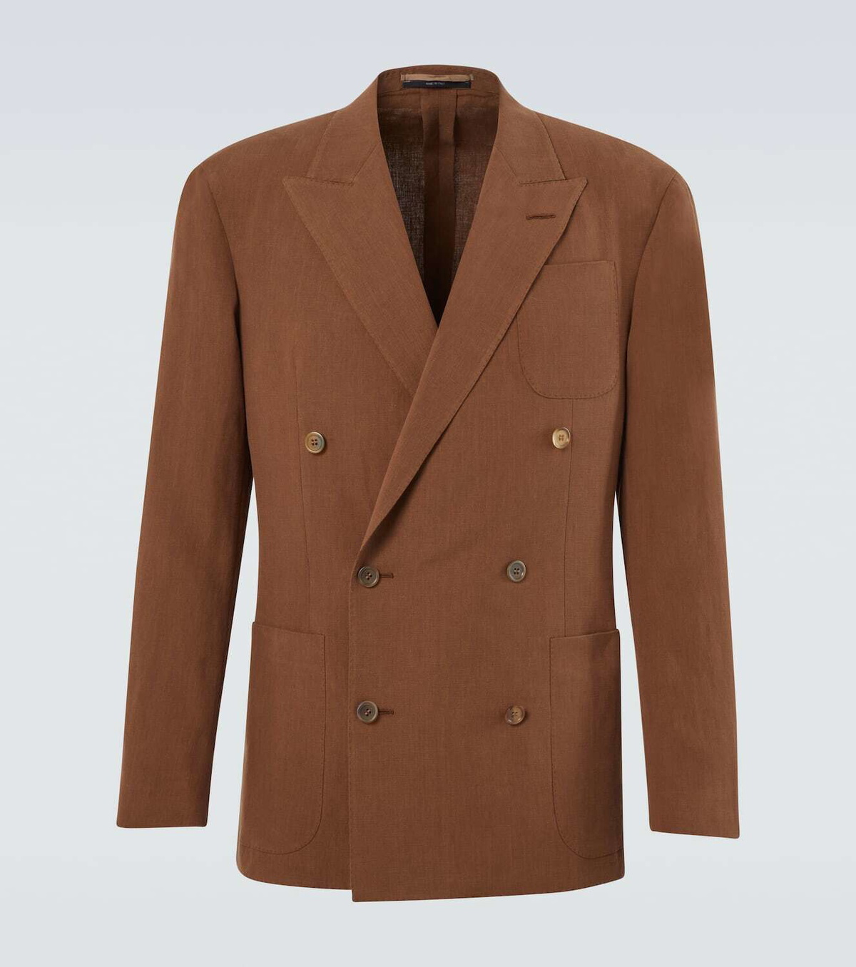 Dunhill Double-breasted linen blazer Dunhill
