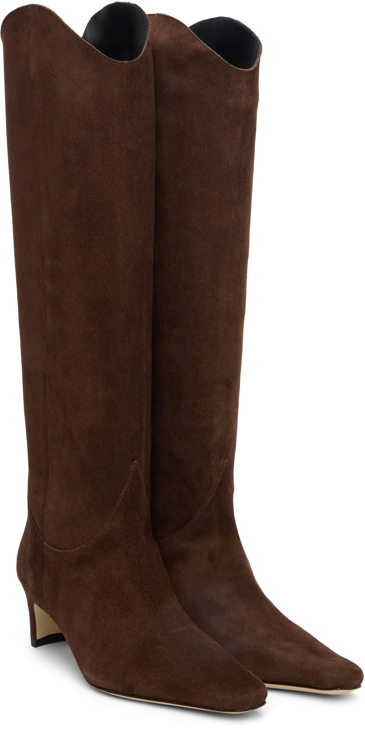 Staud Brown Western Wally Tall Boots Staud