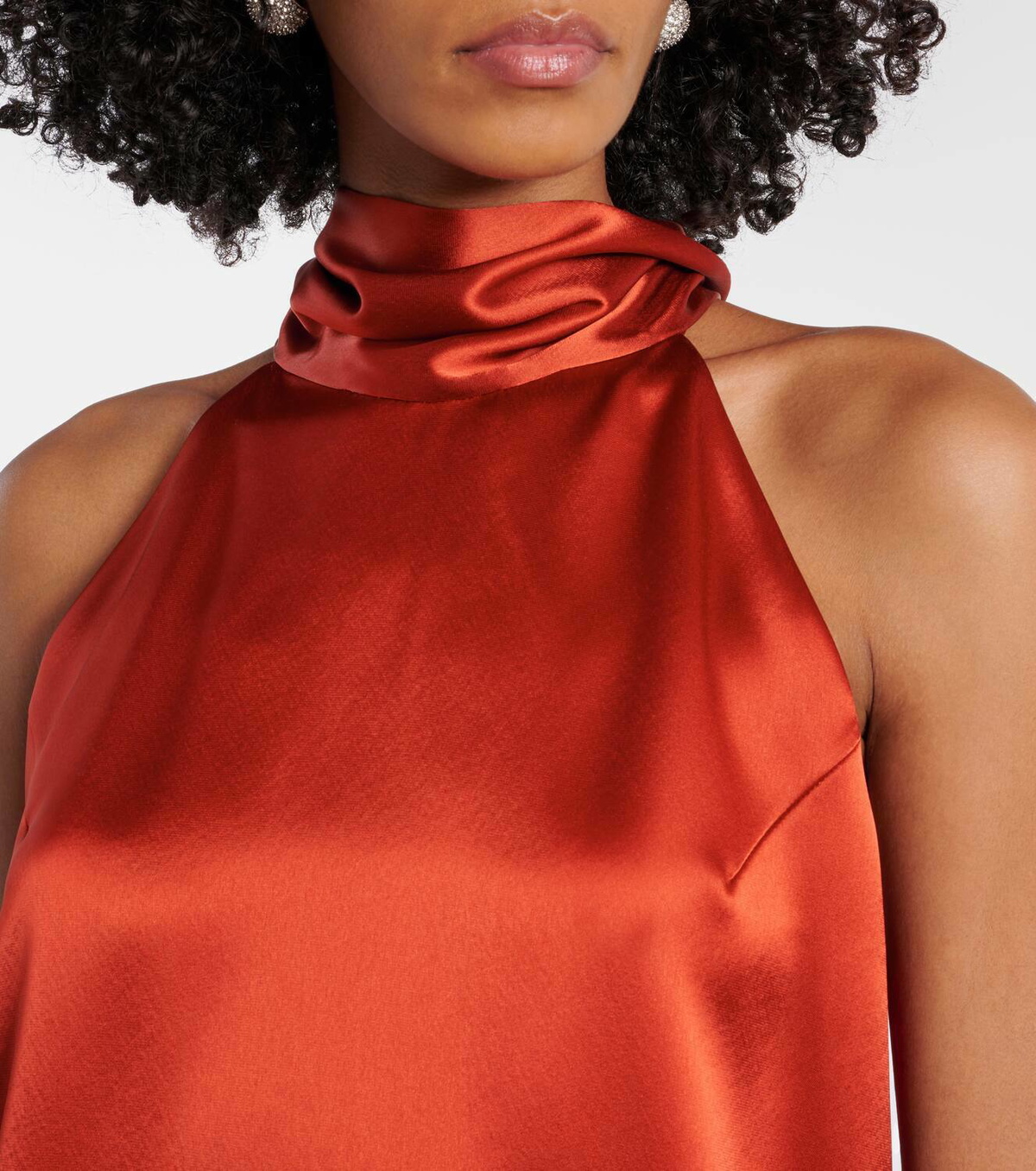Galvan Sienna satin top Galvan
