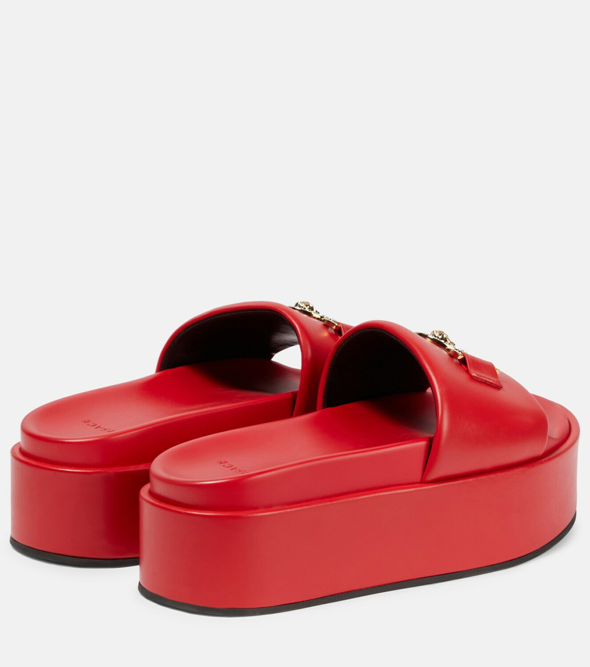 Versace Medusa '95 leather platform slides Versace