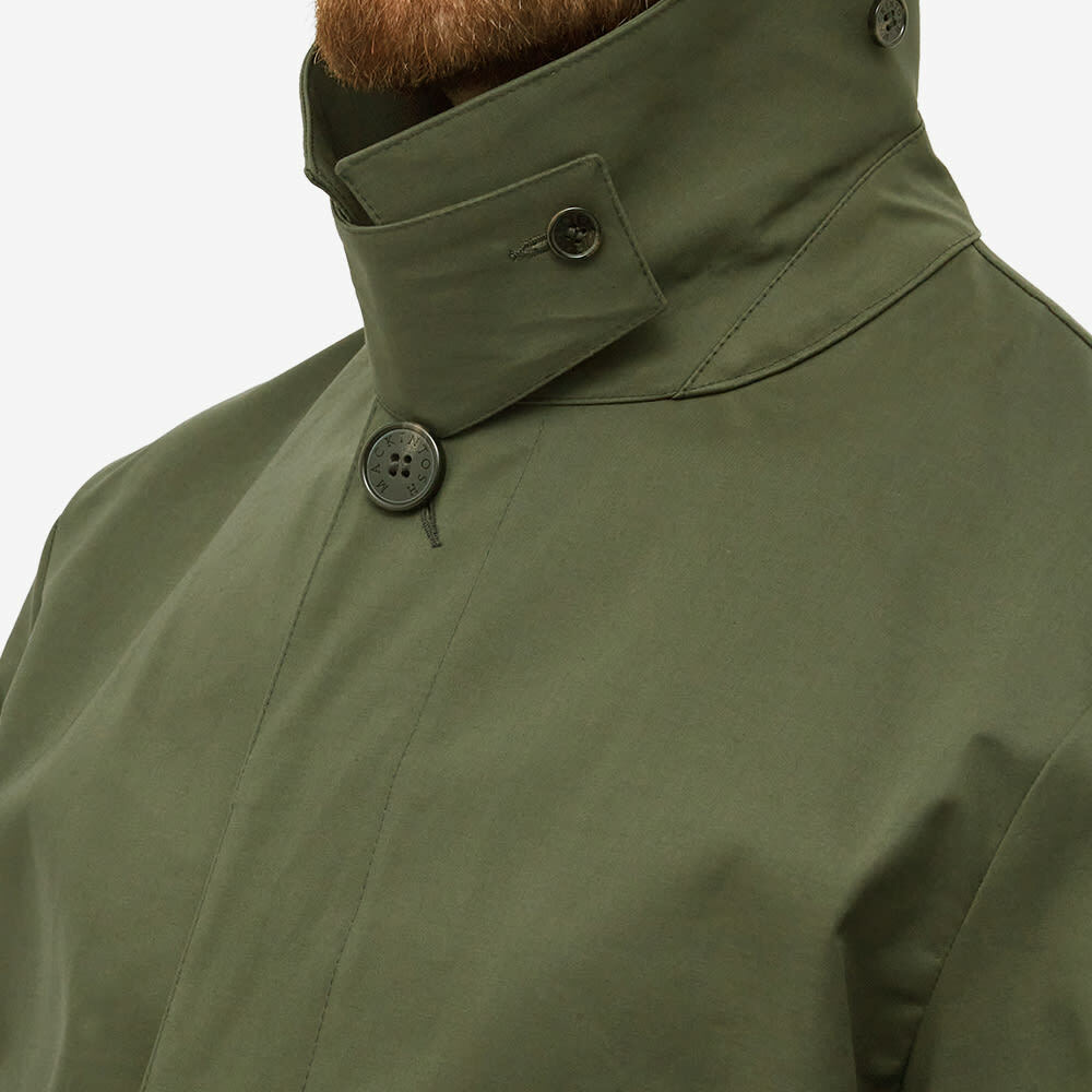 Mackintosh Men's Cambridge Coat in Dark Bottle Mackintosh