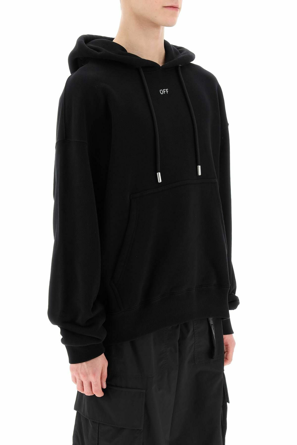 OFF-WHITE skate hoodie with off logo Black Off-White