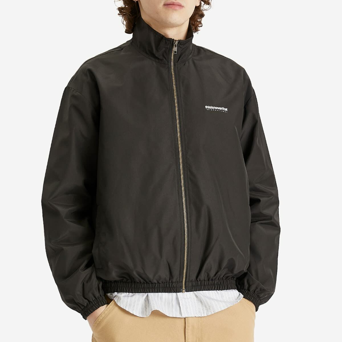 thisisneverthat Men's Intl. Team Jacket in Black thisisneverthat