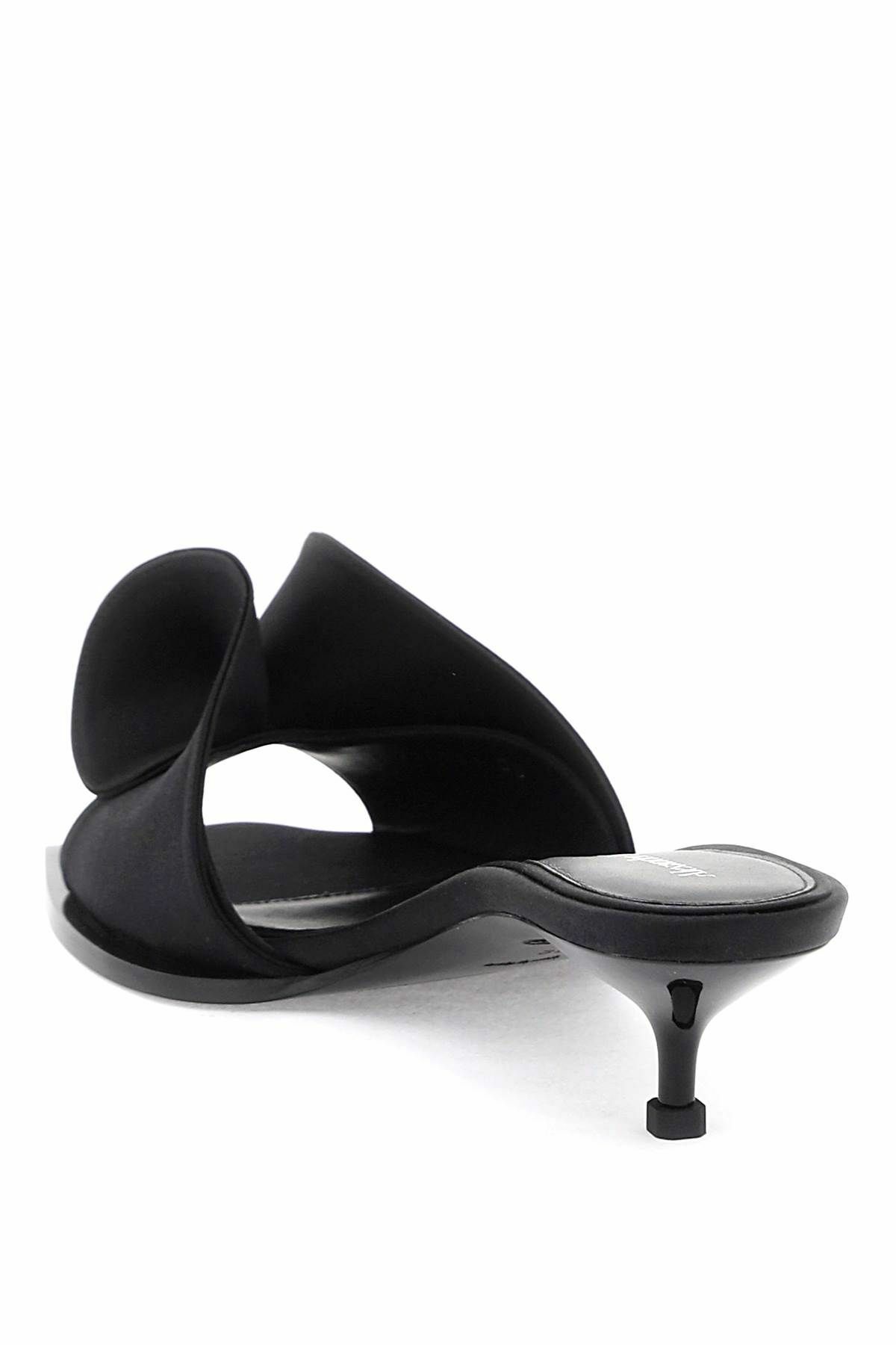 ALEXANDER MCQUEEN mules with silk detail Black Alexander McQueen