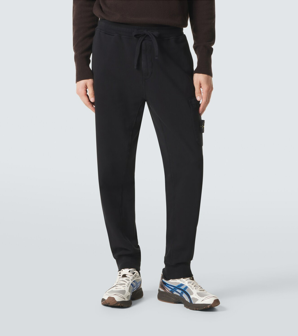 Stone Island Compass cotton fleece sweatpants Stone Island