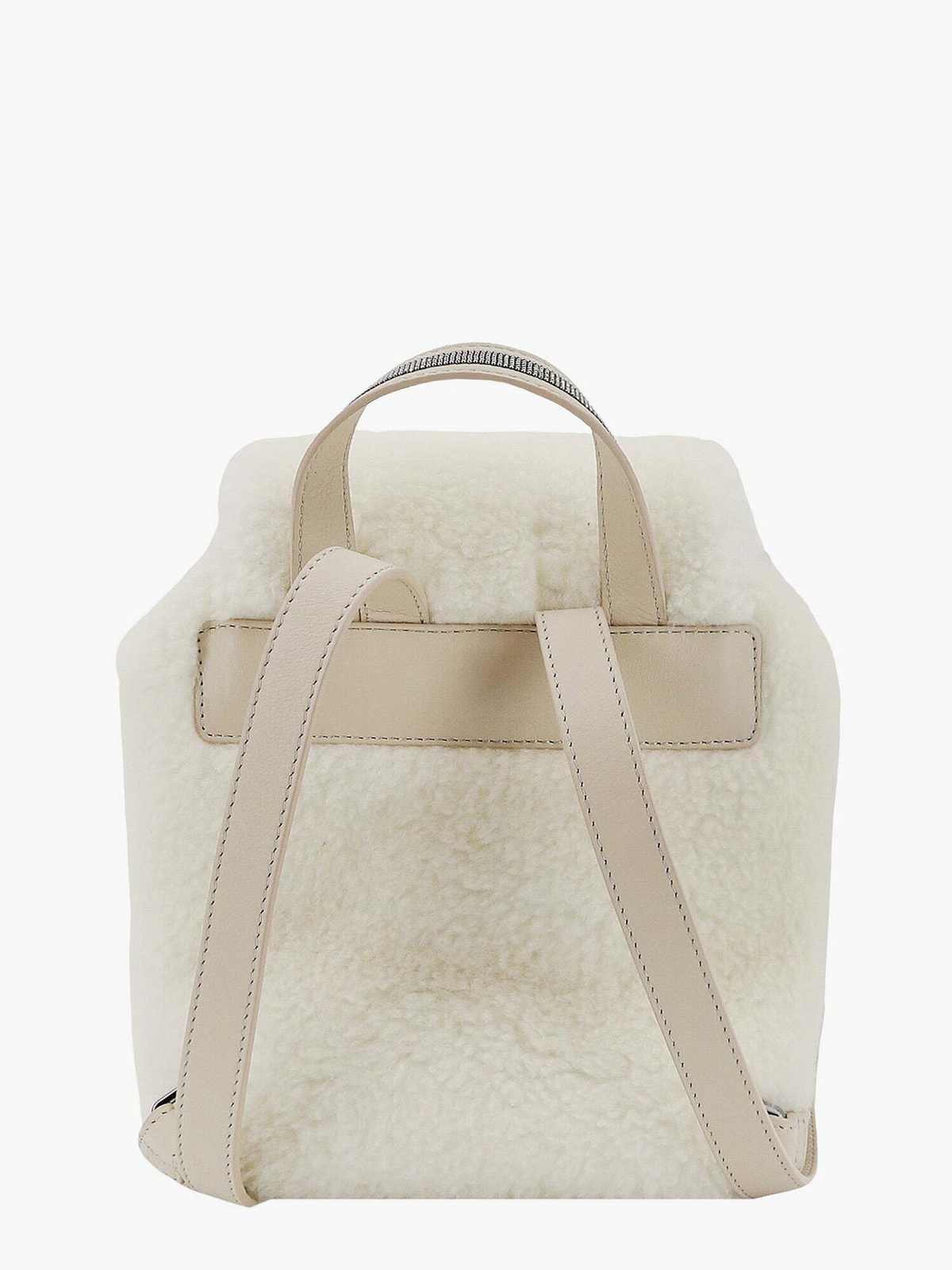 Brunello Cucinelli Backpack White Womens Brunello Cucinelli