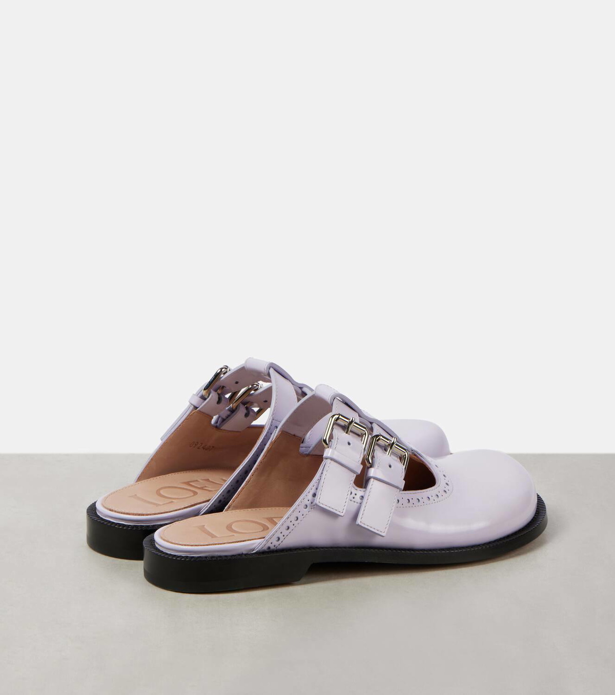 Loewe Campo brushed leather mules Loewe