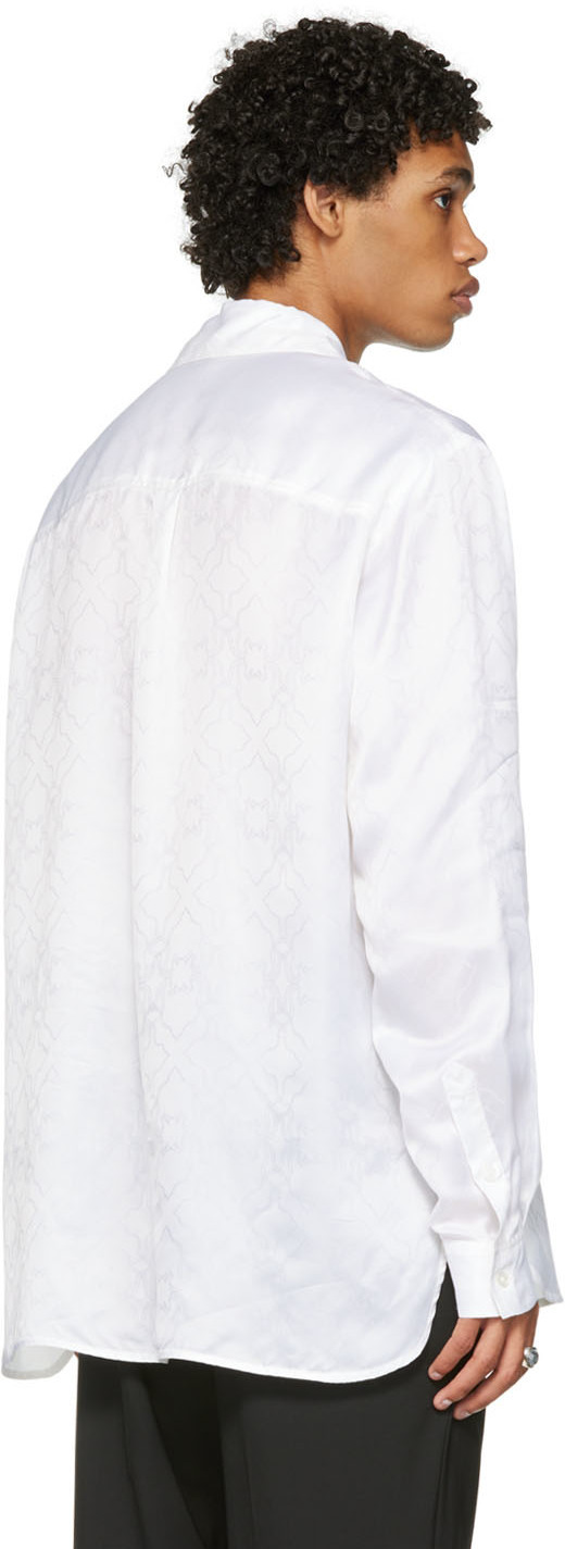 LU'U DAN White Damask Serpent Shirt LU'U DAN