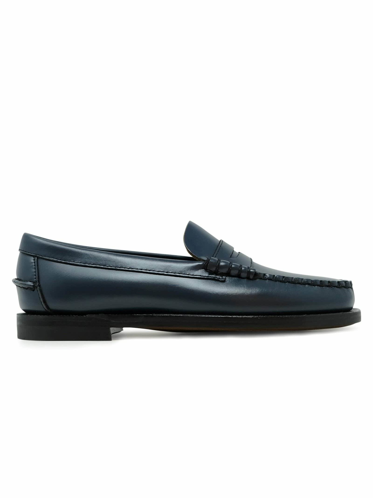 Sebago Dan Pigment Brilliant Blue Leather Loafers Sebago