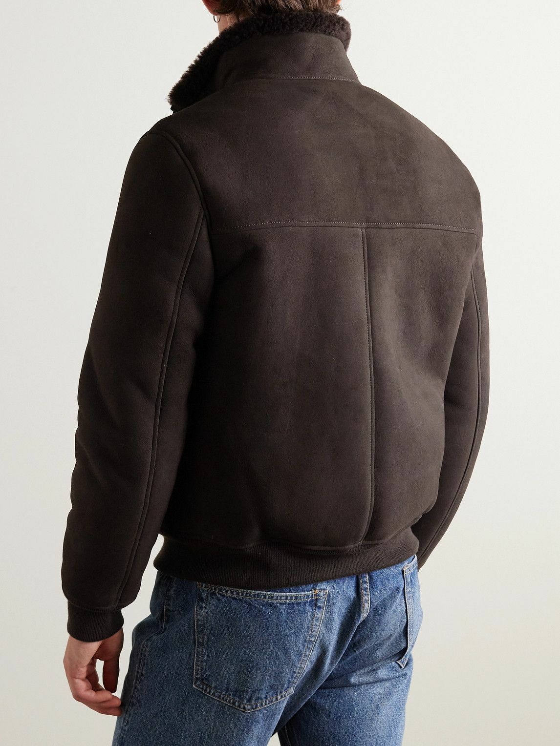 Mr P. - Shearling Jacket - Brown Mr P.