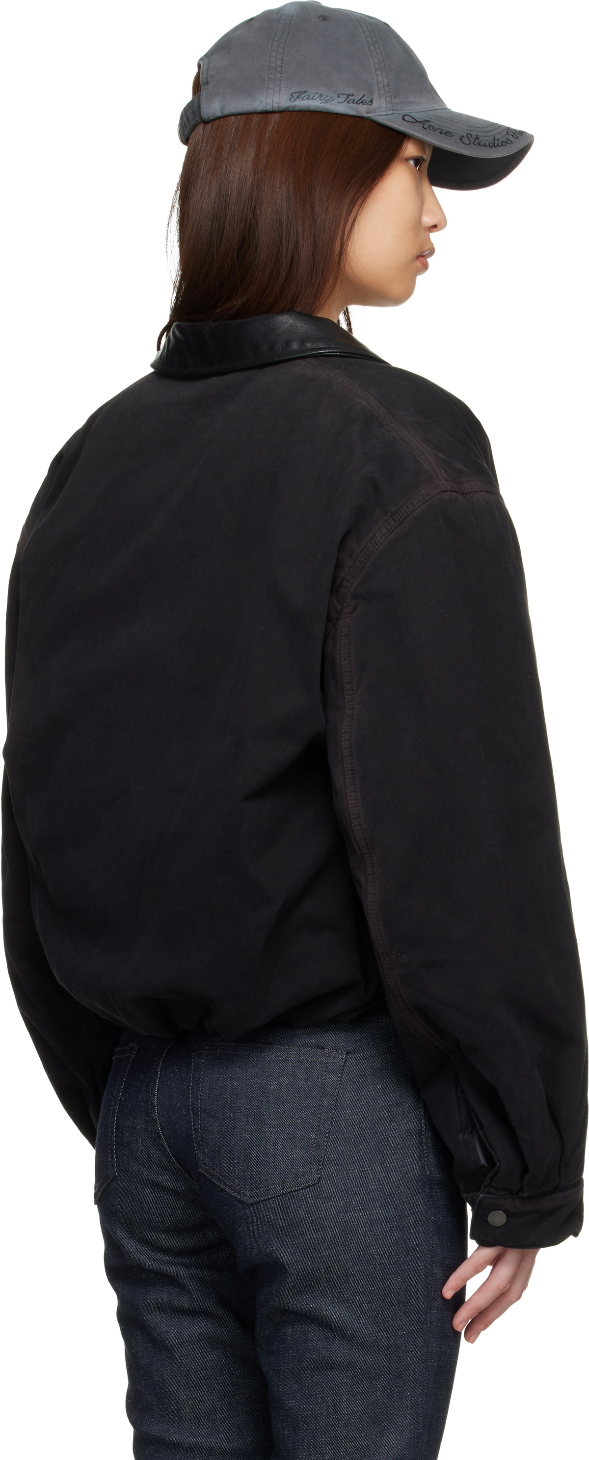 Acne Studios Brown Blouson Bomber Jacket Acne Studios