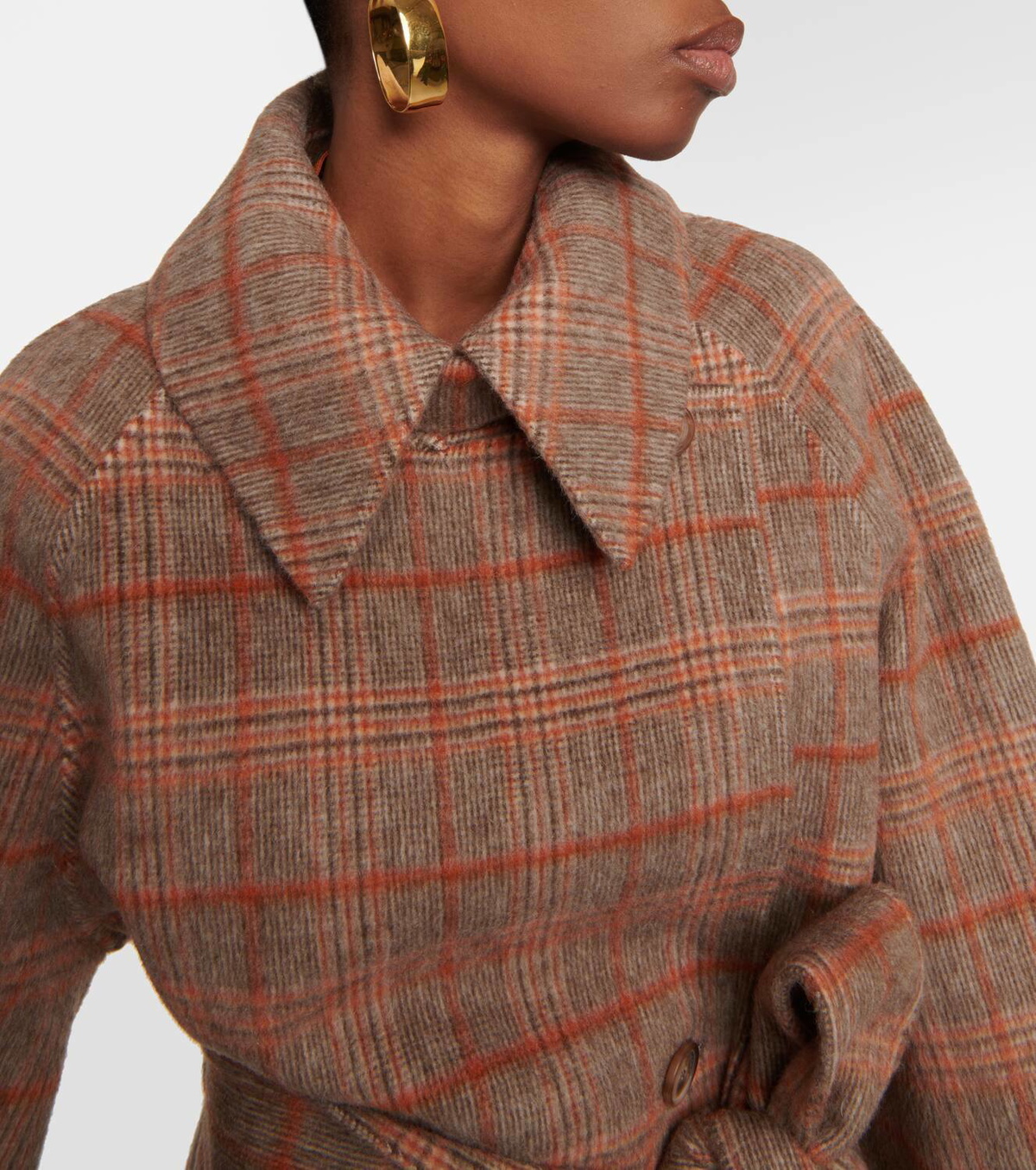 Joseph Chatsworth checked wool-blend coat Joseph