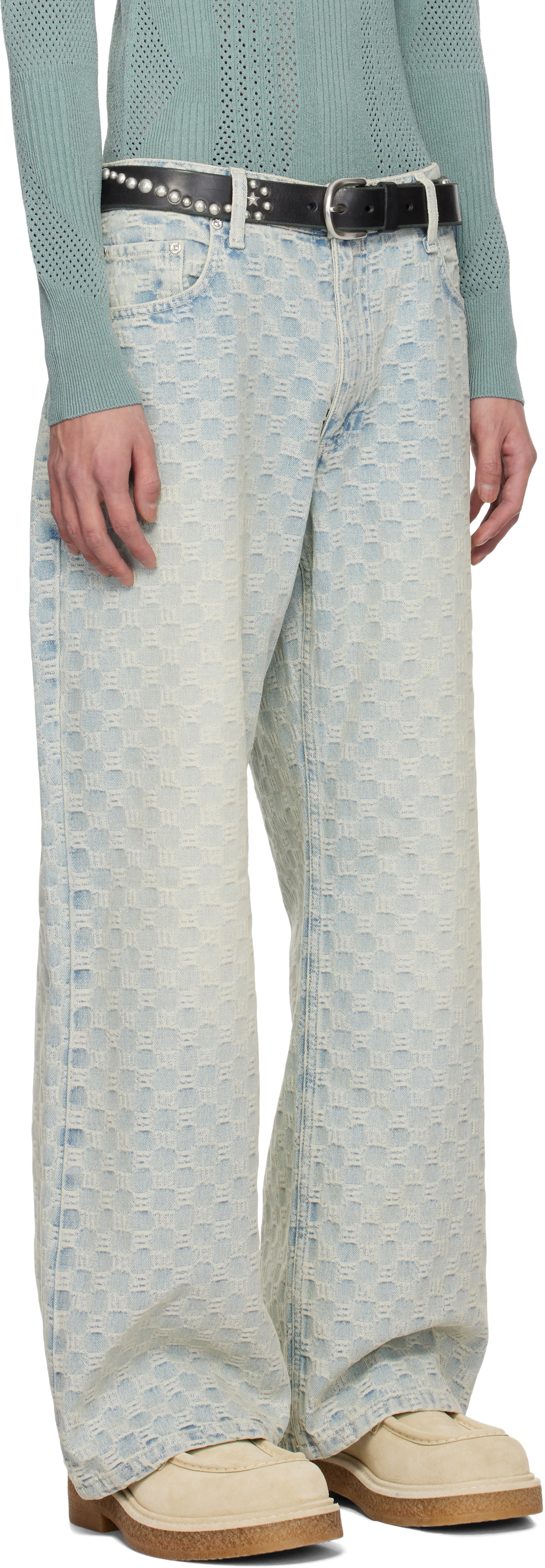 MISBHV Blue Monogram Jeans MISBHV