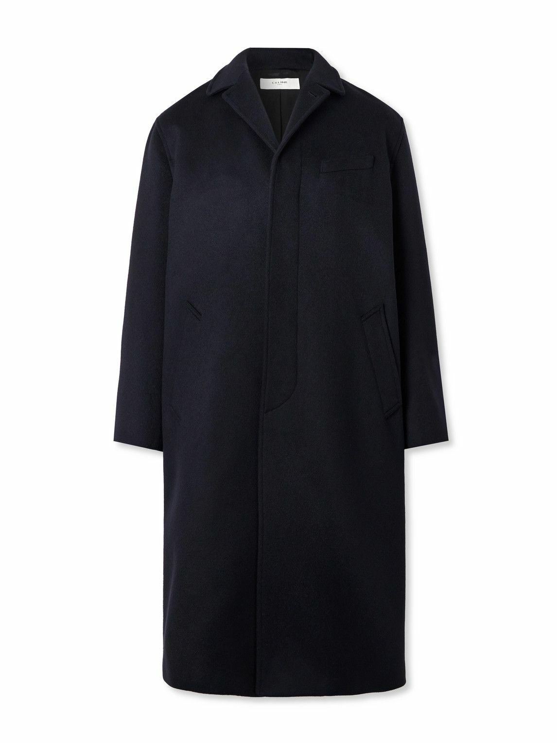 CELINE - Wool-Felt Coat - Black Celine