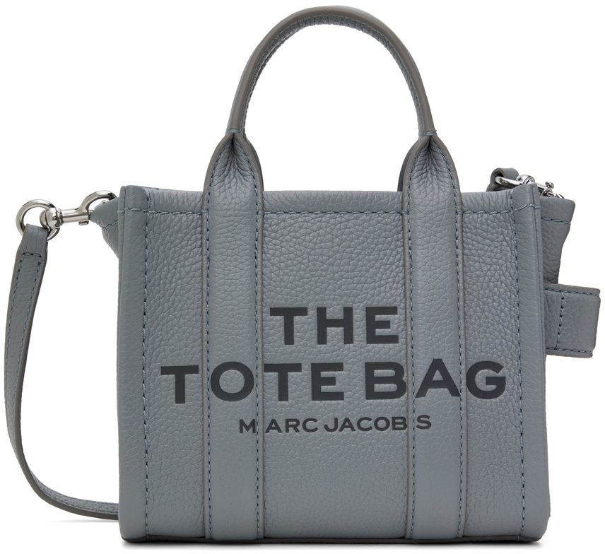 Marc Jacobs Gray 'The Leather Mini' Tote Marc Jacobs