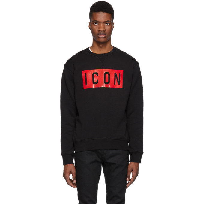 Dsquared2 Black Icon Cool Fit Sweatshirt Dsquared2