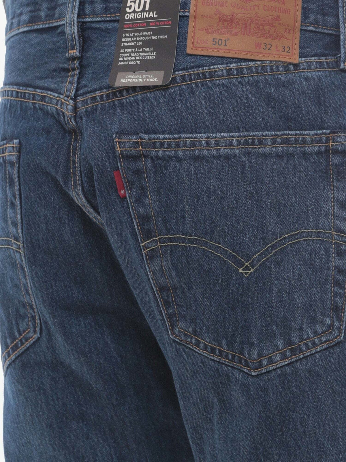 Levi's 501 Blue Mens Levi's Red